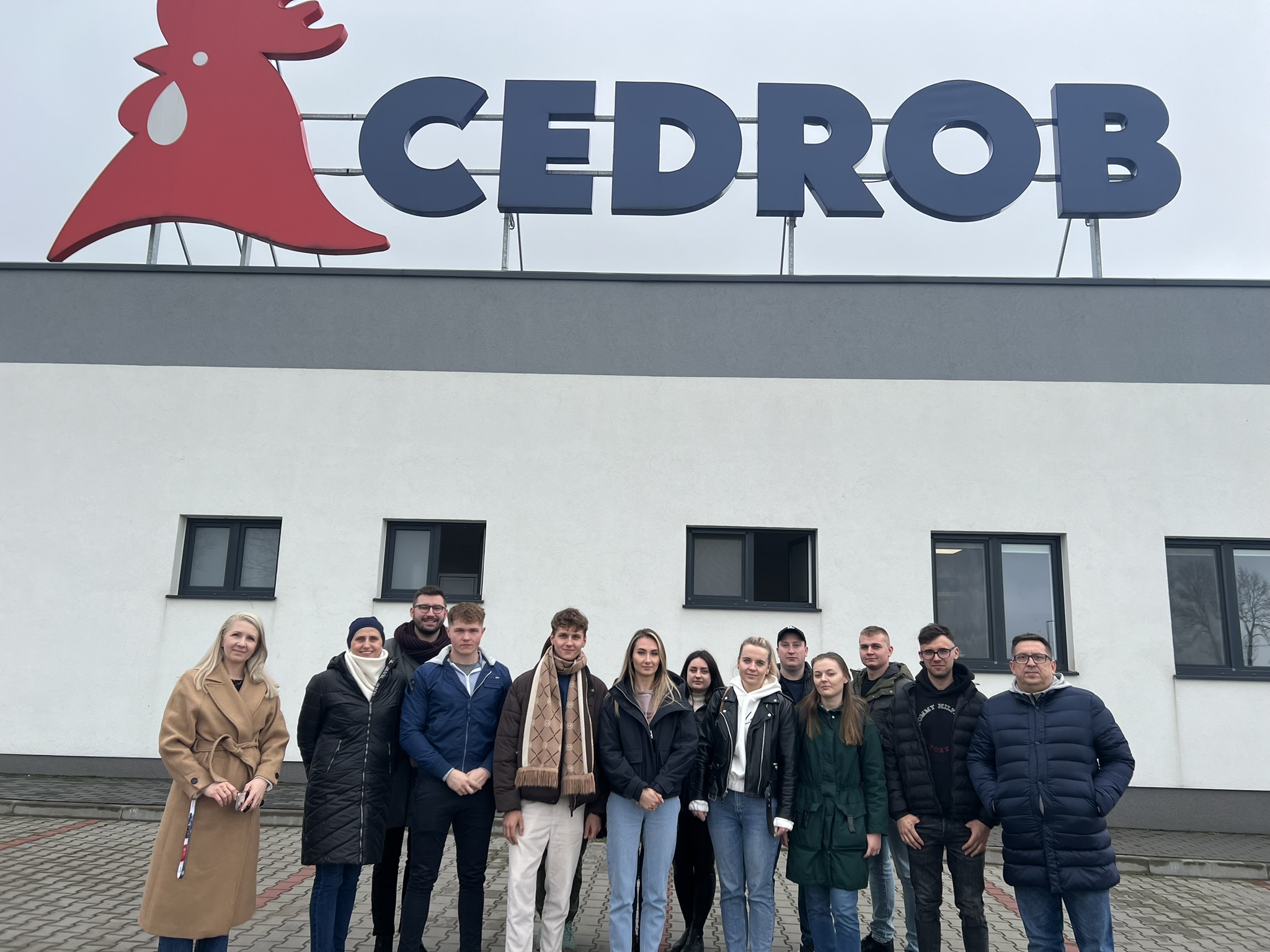 Wizyta studentów w firmie CEDROB - WYDZIAŁ HODOWLI, BIOINŻYNIERII I ...